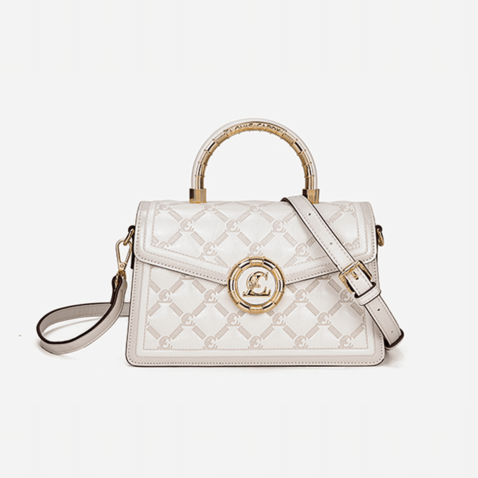 LC Logo菱格手提包 - LC路易卡迪官方网站-LOUIS·CARDY